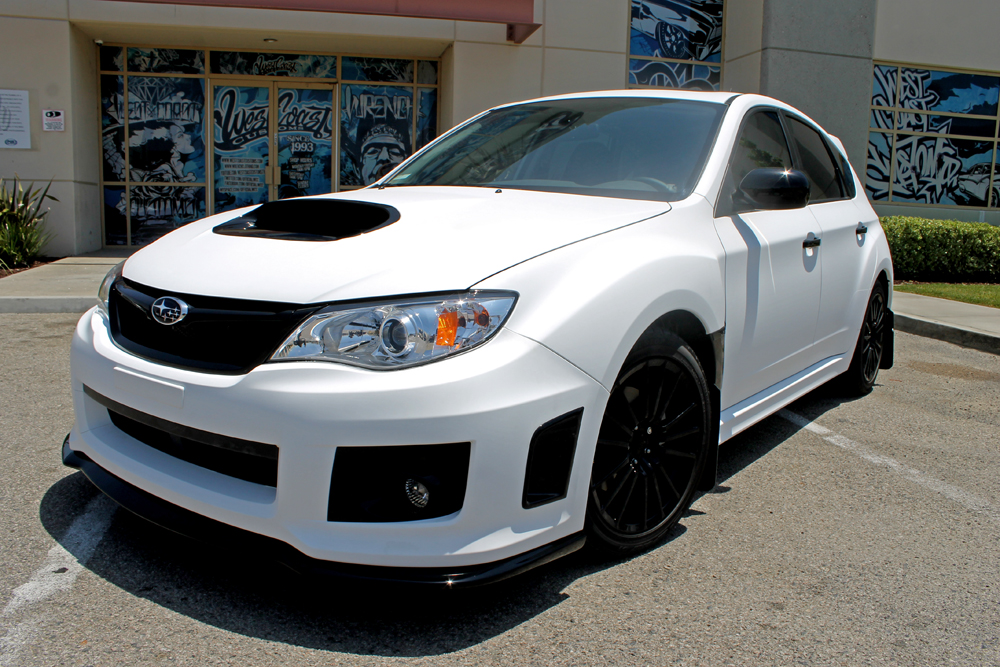 Matte white WRX | Wrapfolio