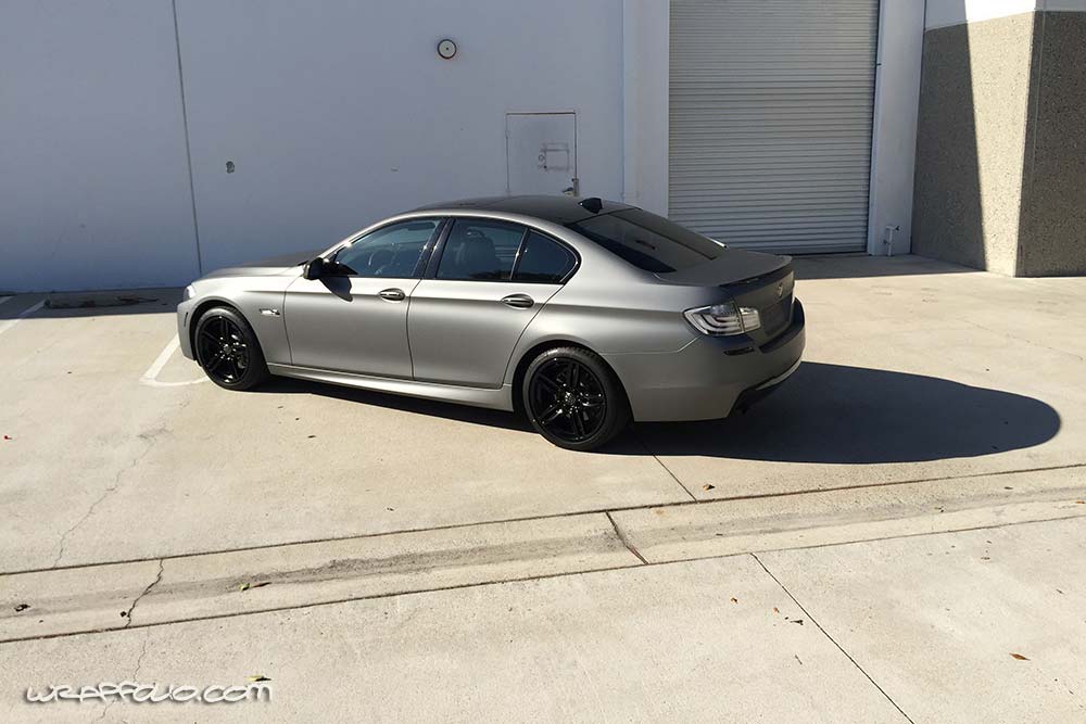Matte Metallic Gunmetal 5 Series Wrap | Wrapfolio