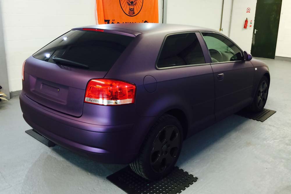 Cyber Grape Audi A3 Wrap | Wrapfolio