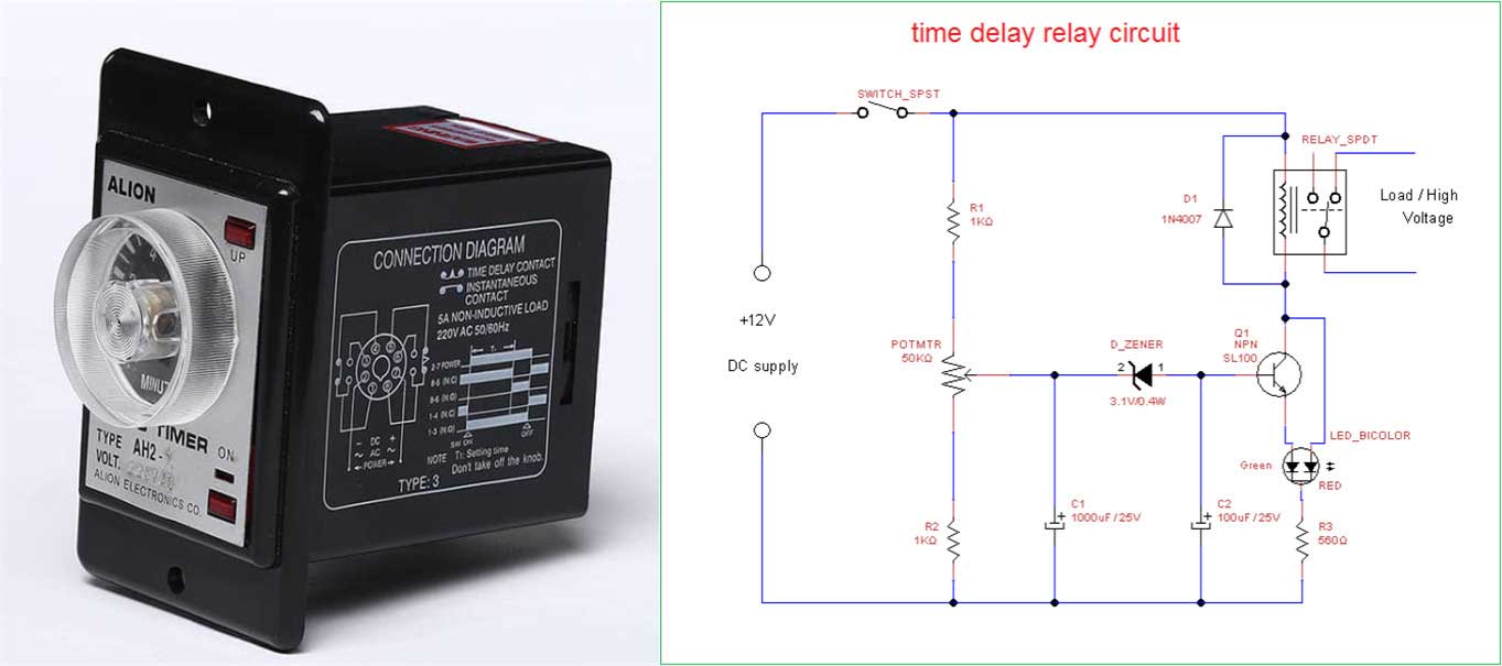 Timer Relay Circuit Diagram » Wiring Diagram