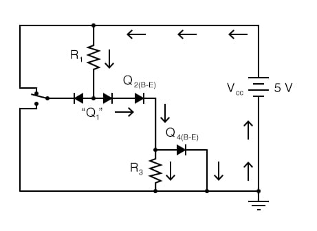 Circuit Diagram Not Gate Using Transistor
