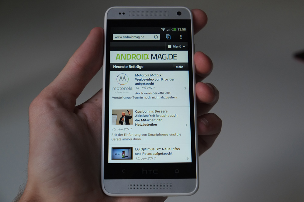 HTC One Mini: Update-Rollout auf Android 4.3 inklusive Sense 5.5 ...
