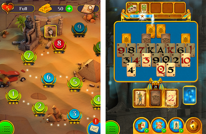 Pyramid Solitaire Saga: King.com veröffentlicht sein erstes Kartenspiel ...