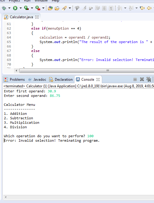 COP3502 Lab 01: One-Run Calculator Solved - ankitcodinghub