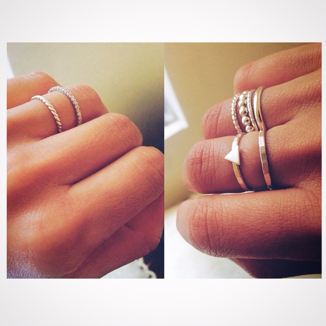 How to Stack Rings - April Golightly