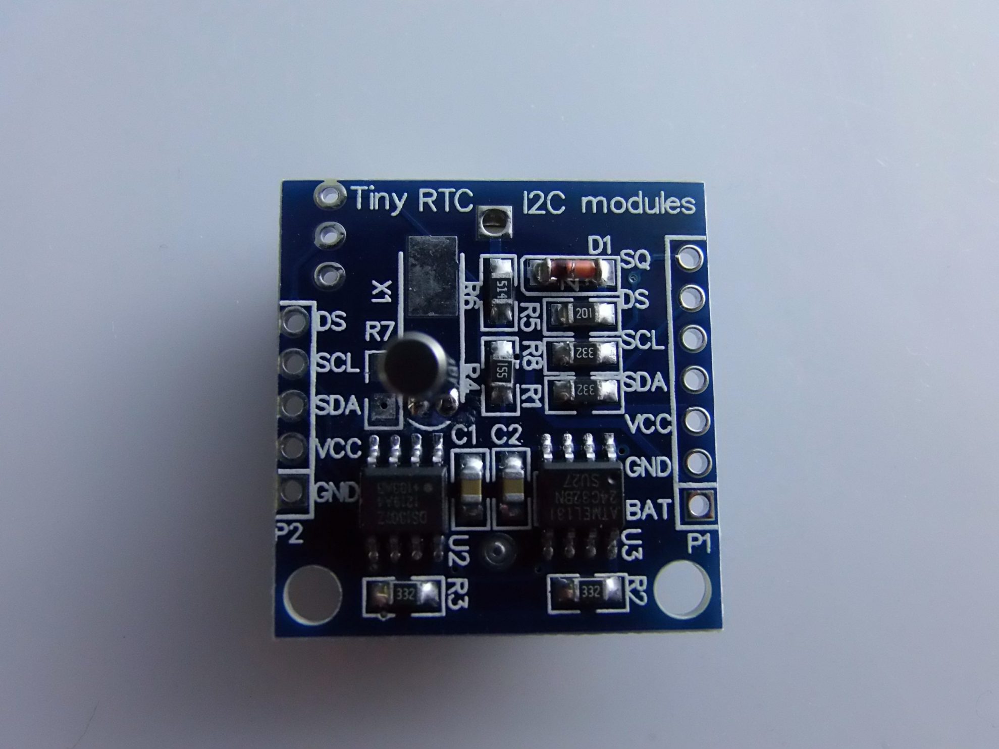 Arduino Real Time Clock Module I2C RTC DS1307 AT24C32 Real Time Clock ...