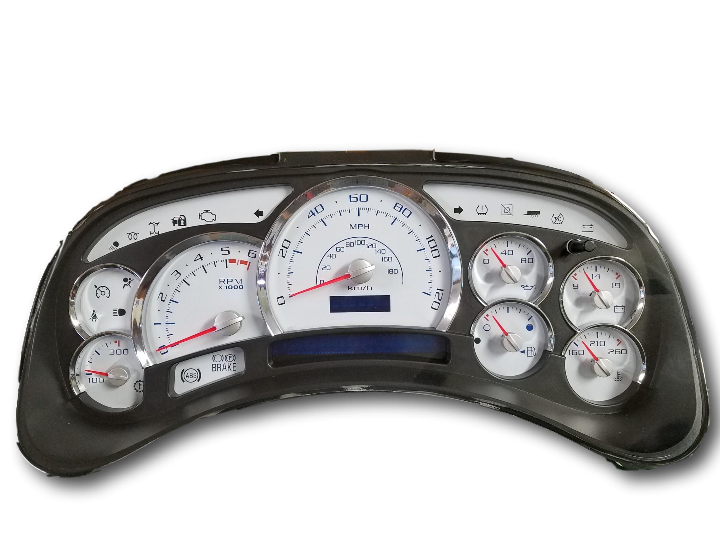 2003-2014 GM Cluster Blue Gauge Pointers | Auto Tech Rescue