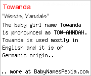 Why Towanda? – Towanda