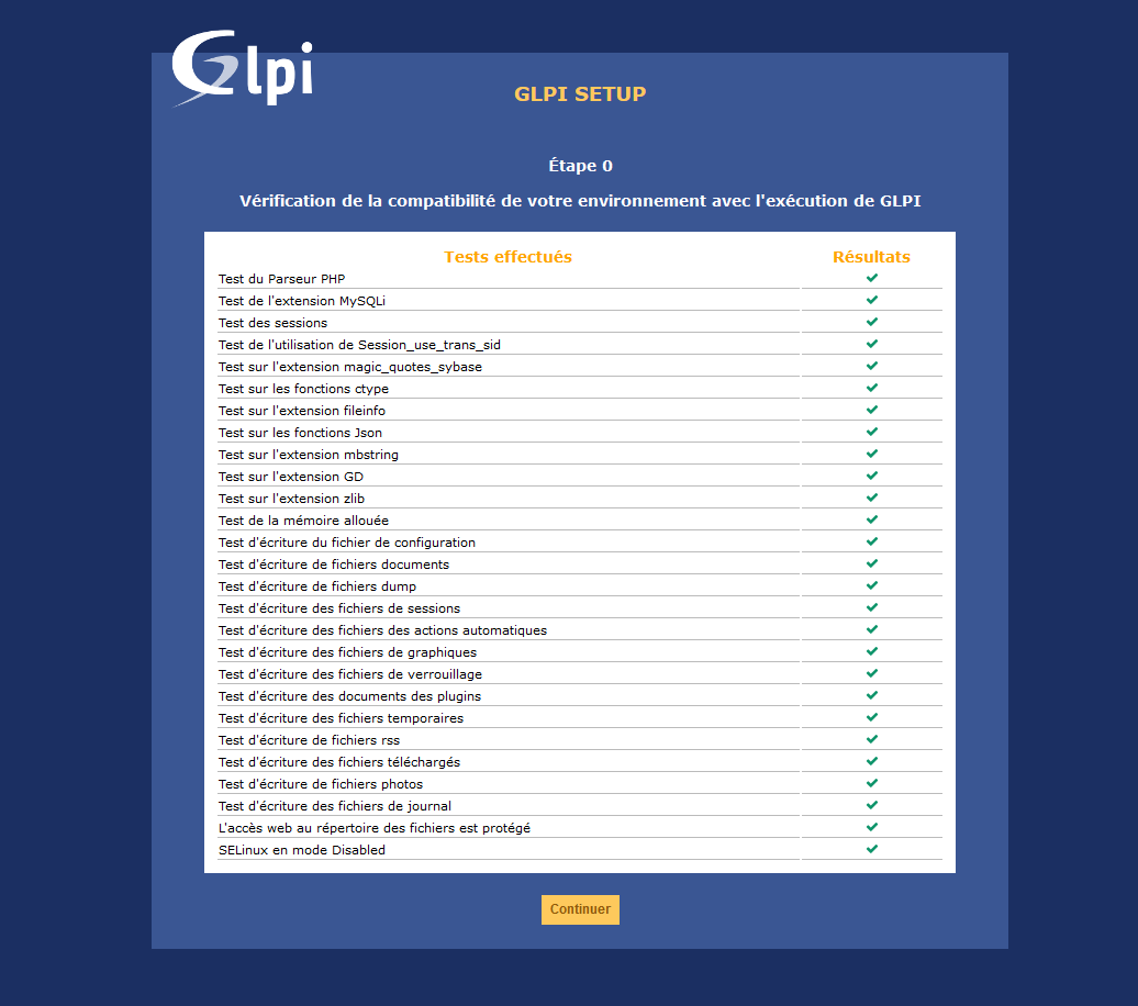 Installation de GLPI sous CentOS 7 « Be Root