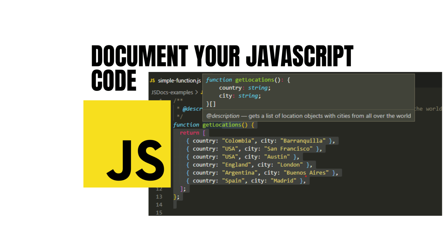 The Ultimate Guide to JavaScript Documentation Using JSDocs - Become A ...