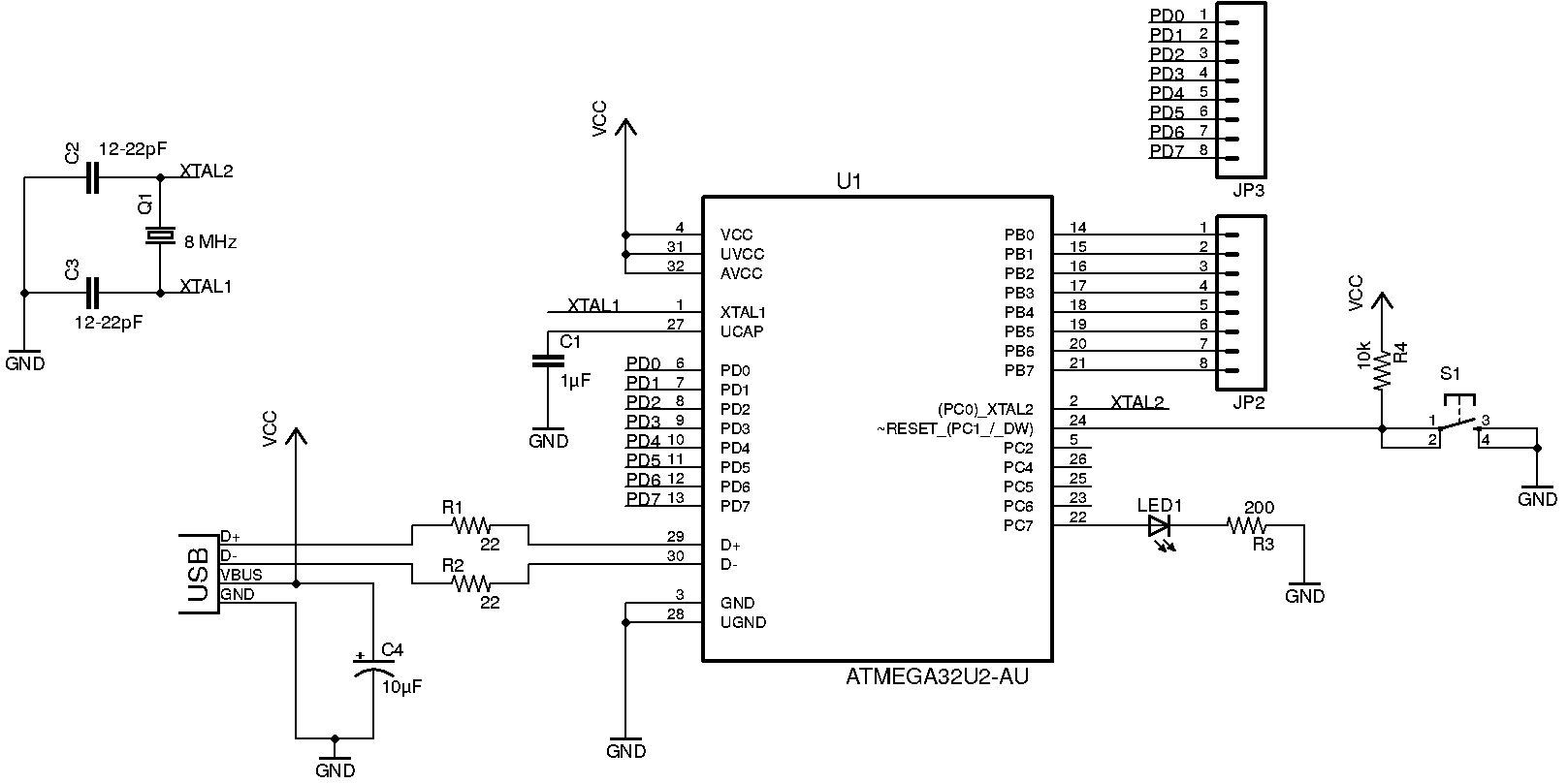 Microcontroller Circuit Diagram Design