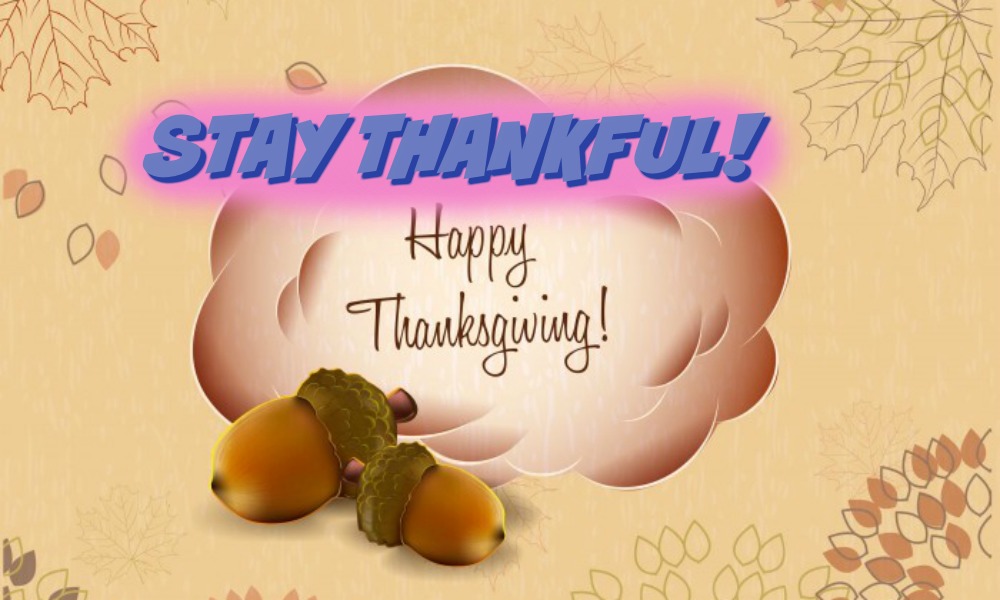 Thankful NO MATTER WHAT: Happy Thanksgiving!