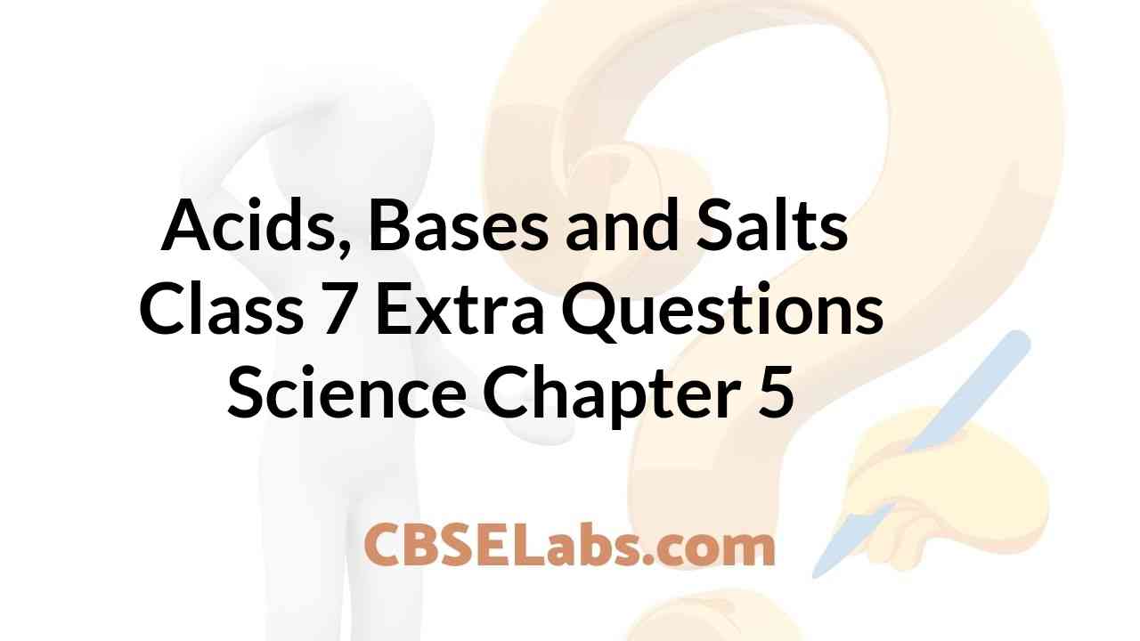 Acids, Bases and Salts Class 7 Extra Questions Science Chapter 5 - CBSE ...