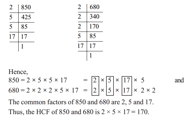 Highest Common Factor - CBSE Tuts