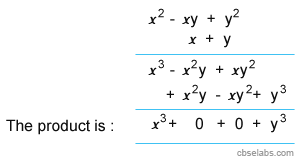 Multiplication of a Binomial and a Trinomial - CBSE Tuts