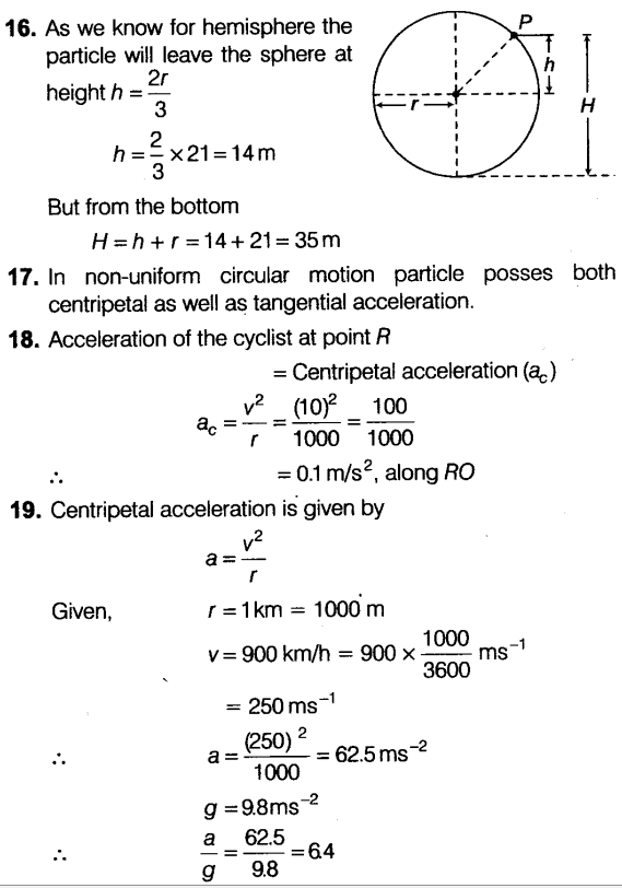 NEET Physics Chapter Wise Mock Test - Circular Motion - CBSE Tuts
