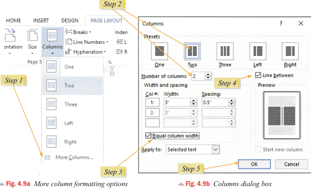 Cbse Notes For Class 5 Computer In Action Features In Microsoft Word