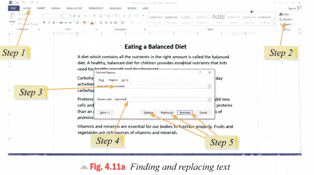 Cbse Notes For Class 5 Computer In Action Features In Microsoft Word