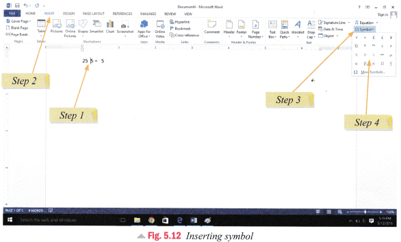 Cbse Notes For Class 5 Computer In Action More On Microsoft Word 2013