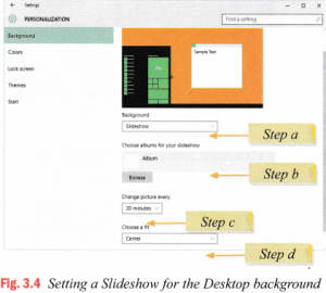 CBSE Notes for Class 5 Computer in Action - Personalising windows 10 ...