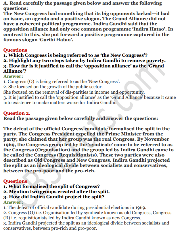 NCERT Solutions for Class 12 Political Science Chapter 5 Challenges to ...