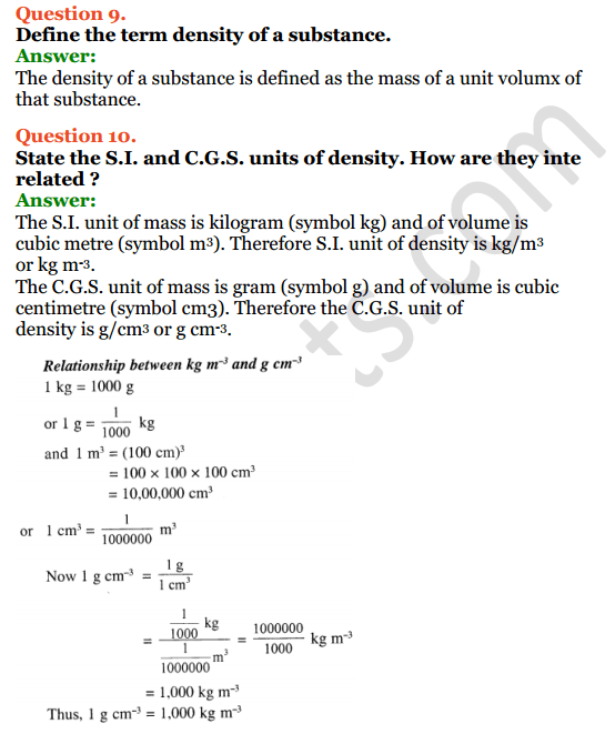 Selina Concise Physics Class 7 ICSE Solutions Chapter 1 Physical Quantities and Measurement ...
