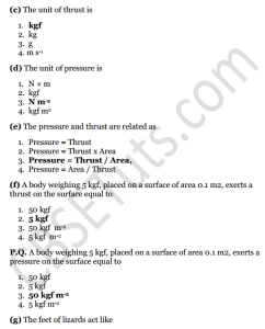 Selina Concise Physics Class 8 ICSE Solutions Chapter 3 Force and Pressure - CBSE Tuts