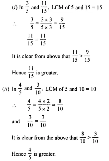 Selina Concise Mathematics Class 7 ICSE Solutions Chapter 3 Fractions ...