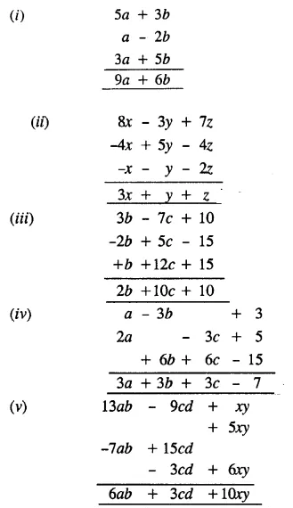 Selina Concise Mathematics Class 8 ICSE Solutions Chapter 11 Algebraic ...