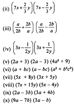 Selina Concise Mathematics Class 8 ICSE Solutions Chapter 12 Algebraic Identities - CBSE Tuts