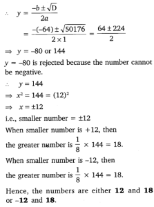 NCERT Solutions for Class 10 Maths Chapter 4 Quadratic Equations Ex 4.3 ...