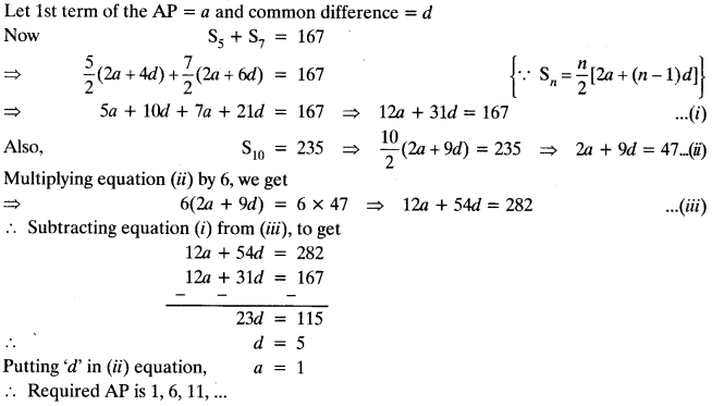 Important Questions for Class 10 Maths Chapter 5 Arithmetic ...