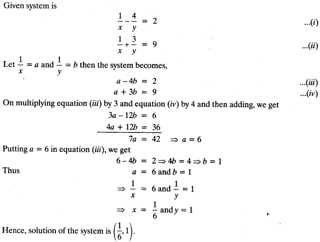 Important Questions for Class 10 Maths Chapter 3 Pair of Linear ...
