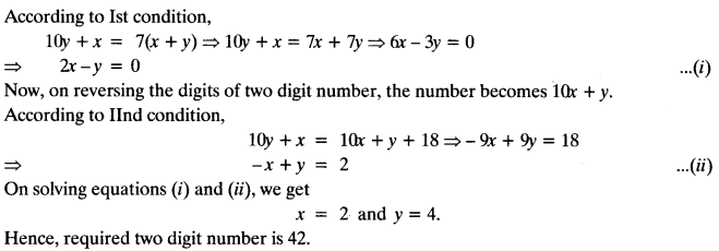 Important Questions for Class 10 Maths Chapter 3 Pair of Linear ...