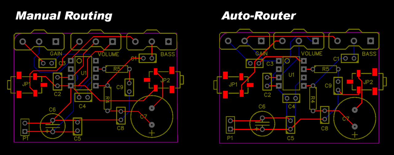 Circuit Board Layout Schematics