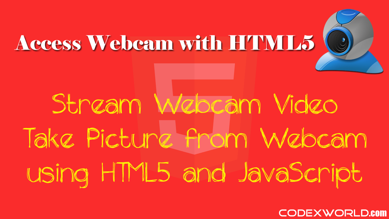 Accessing Webcam And Capture Image Using Html5 And Javascript Codexworld 0973