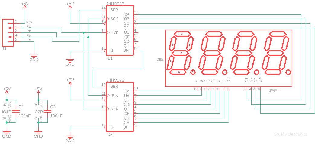 7 Segment Display Module Circuit Diagram Using - Circuit Diagram
