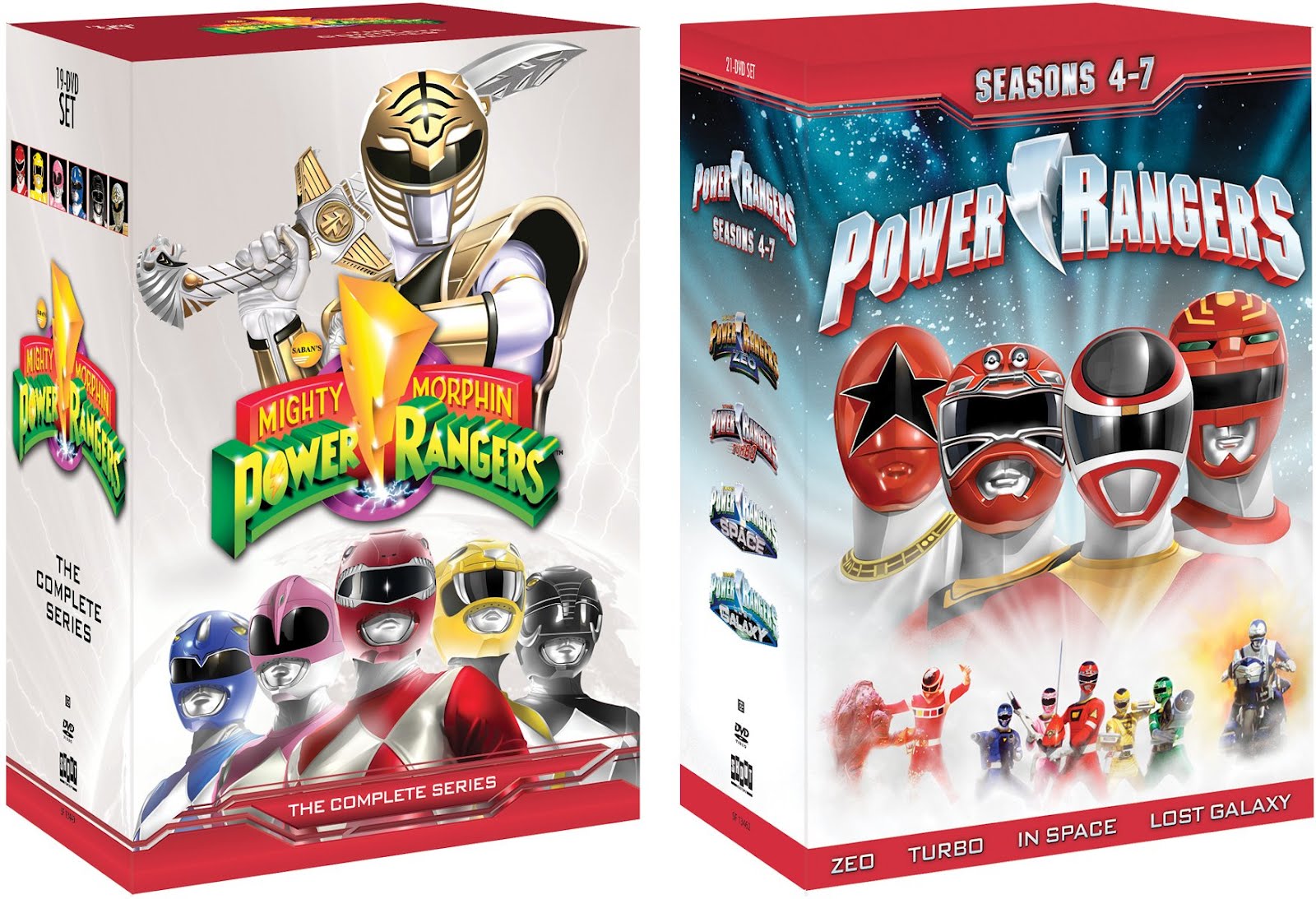 DVD Review: Power Rangers Seasons 1-7 (Part 2: Zeo - Lost Galaxy ...