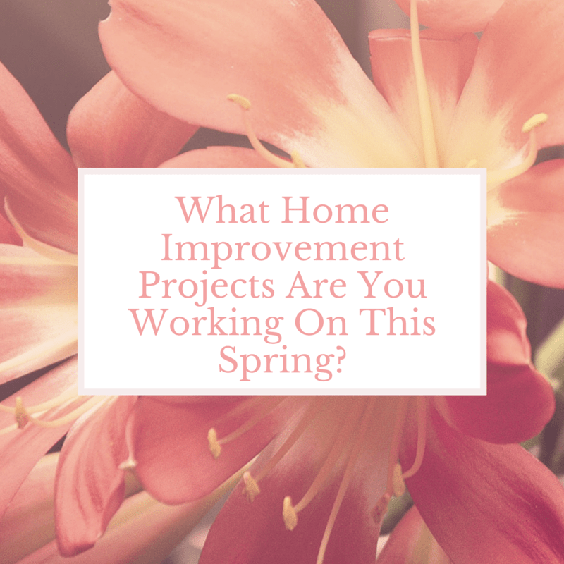 What Home Improvement Projects Are You Working On This Spring? | Create ...