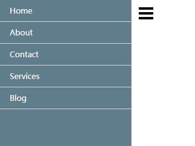 Simple Off-canvas Side Menu With Vanilla Javascript - Offcanvas Muscle | CSS Script