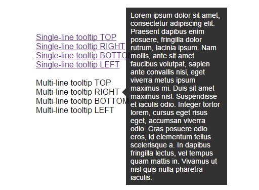 Create Simple Tooltips For DOM Elements Using Pure CSS/CSS3 | CSS Script