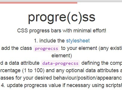 Slim Progress Bar with JavaScript - ep.js | CSS Script