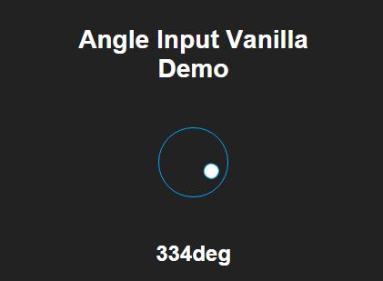 Minimal Round Slider With Vanilla JavaScript - Angle Input | CSS Script