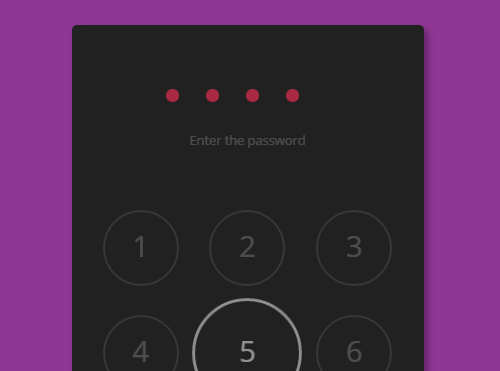 Ios Style Pin Code Validation With Javascript And Css3 Css Script 0922