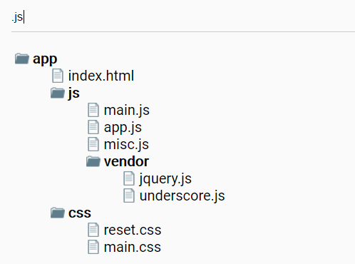 Filterable Folder Tree In Pure JavaScript | CSS Script