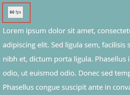 JavaScript Library To Check And Display Frames Per Second - fps | CSS ...