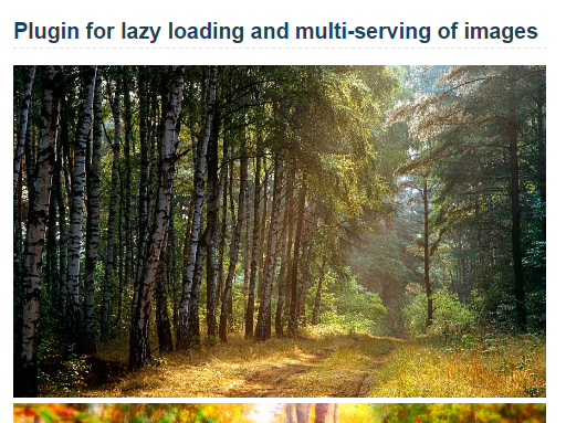 JavaScript Library For Lazy Loading And Multi-serving Of images | CSS Script