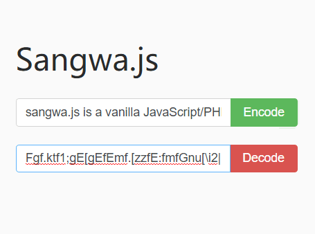 Text Decoder & Encoder In Pure JavaScript - sangwa.js | CSS Script