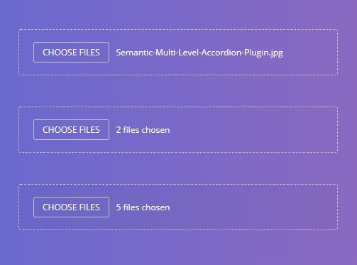 Easy Custom File Input With Javascript And Css Input Filejs Css Script 