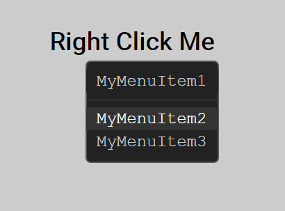 Add A Right-click Context Menu To Website - menu.js | CSS Script